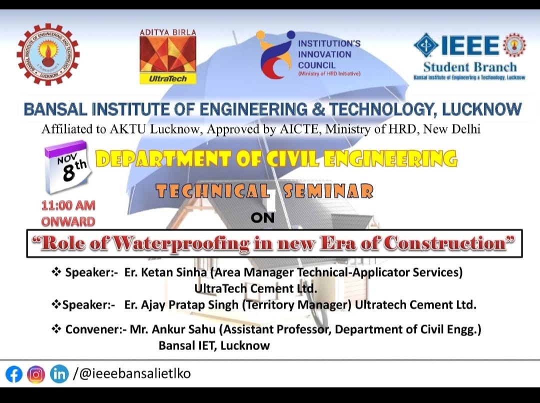 Bansal Institute of Engineering & Technology – Lucknow